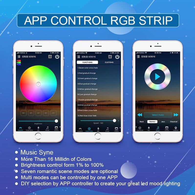 Rainbow Wave ® RGBIC LED Strip — Overrask.no