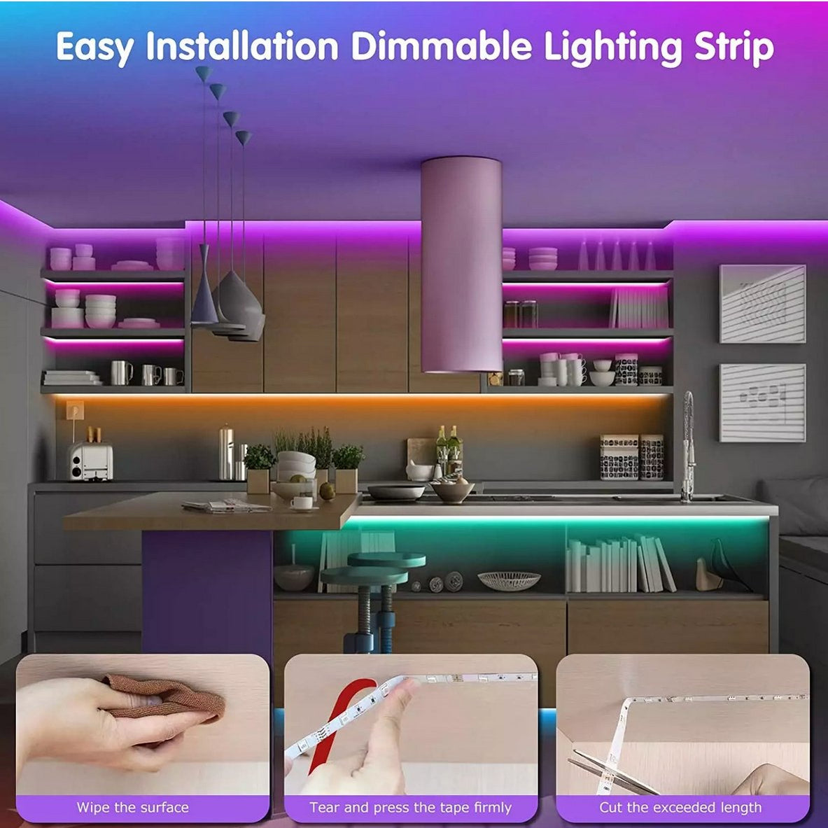 Rainbow Wave ® RGBIC LED Strip — Overrask.no